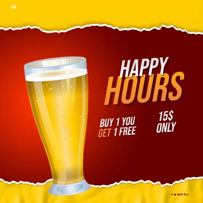 Happy Hours Template | PosterMyWall