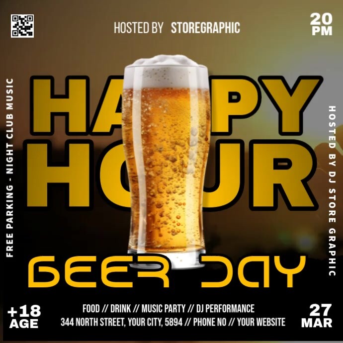 happy hours Template | PosterMyWall