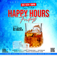 Happy hours Friday Template | PosterMyWall