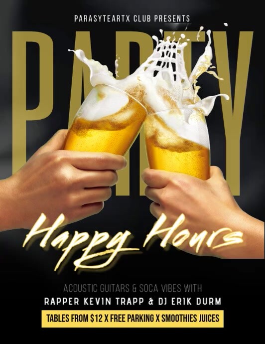 Happy Hours Party Template | PosterMyWall