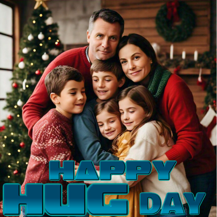 Happy hug day Template | PosterMyWall