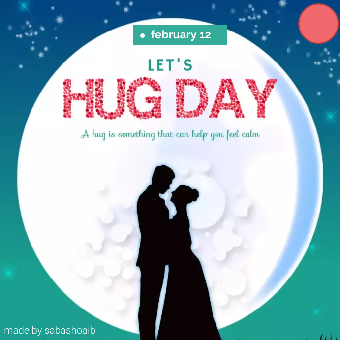 Happy hug day Template | PosterMyWall
