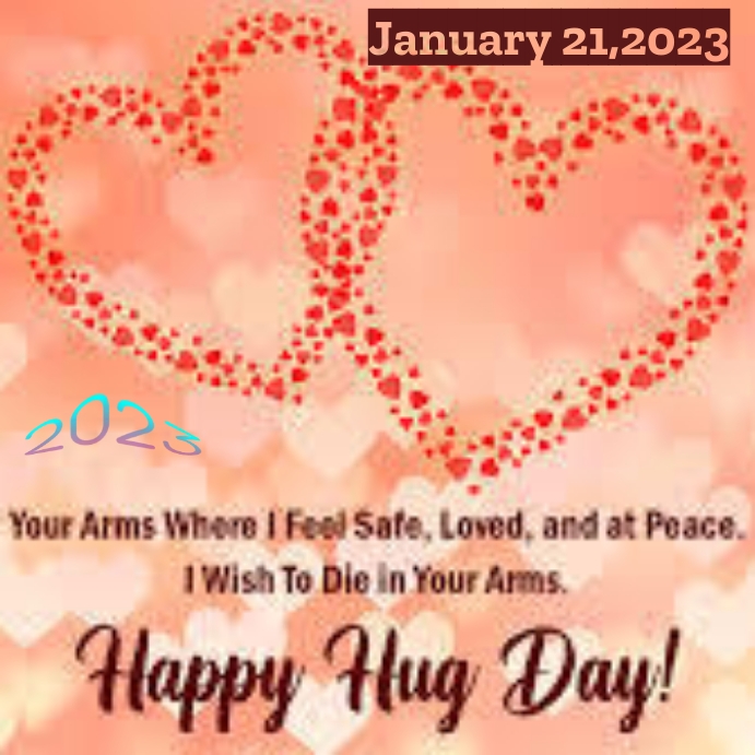 Happy hugging day Instagram post Template | PosterMyWall