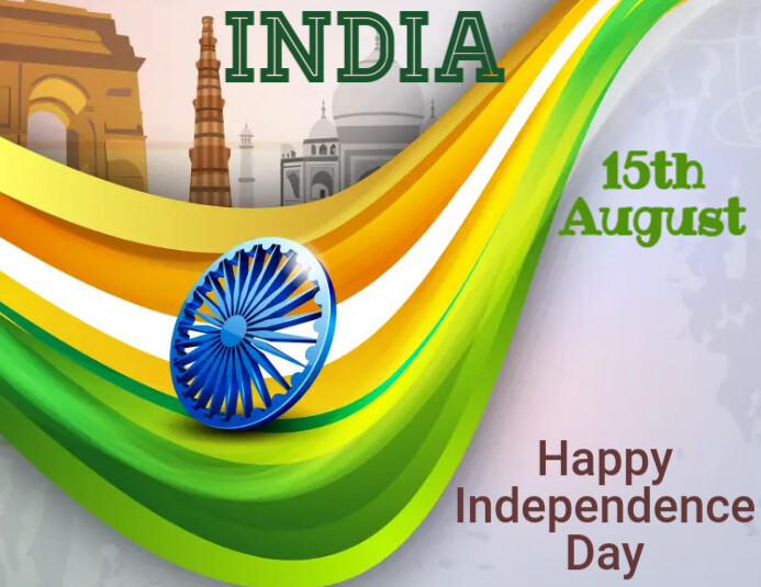 happy independence day 15 august Template | PosterMyWall