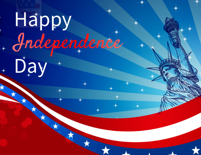 Happy Independence day 4th july america Template | PosterMyWall