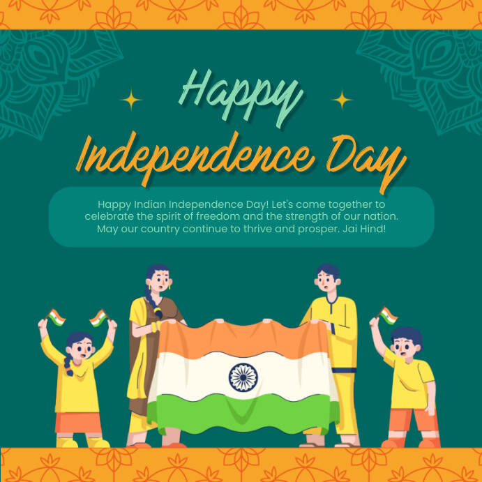 Copy of Happy Independence Day Ads | PosterMyWall