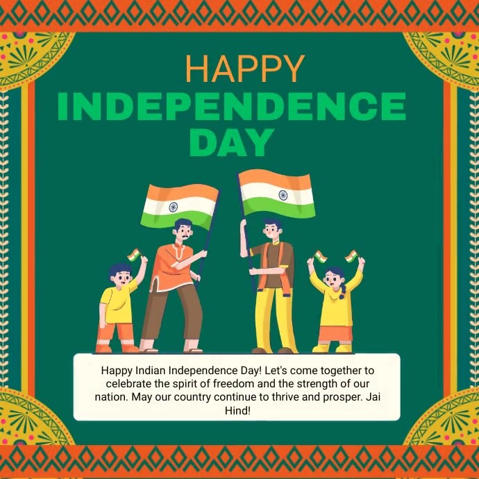 Plantilla de Happy Independence Day Ads | PosterMyWall