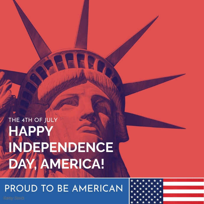 Plantilla de Happy Independence Day America | PosterMyWall