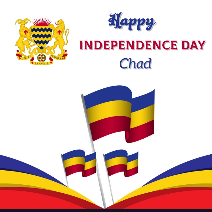 happy independence day chad Template | PosterMyWall