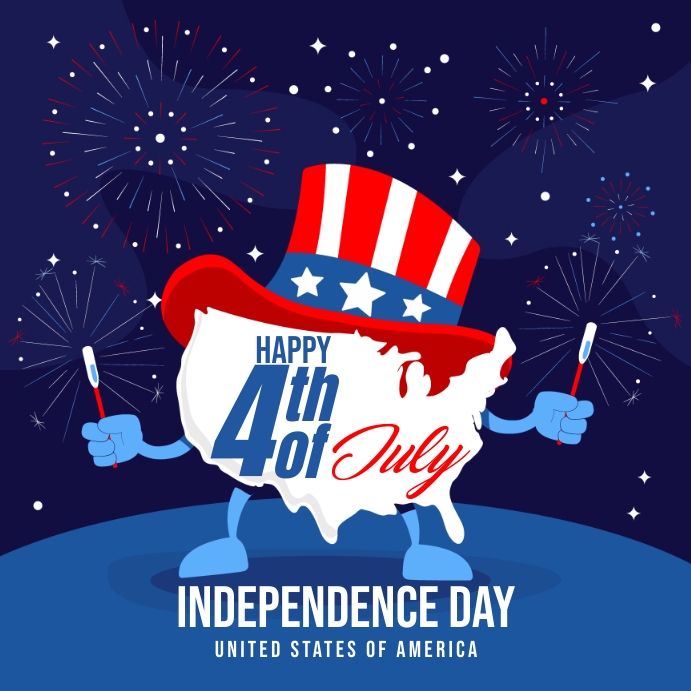 Plantilla de Happy Independence Day | PosterMyWall