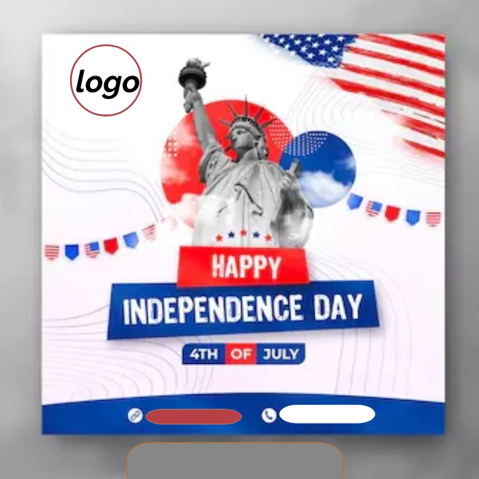 Modèle Happy Independence day | PosterMyWall