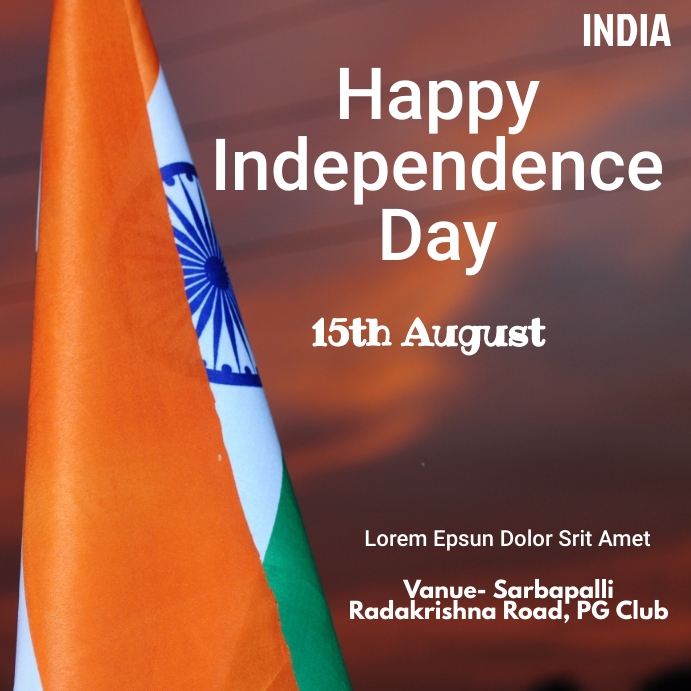 happy independence day Template | PosterMyWall