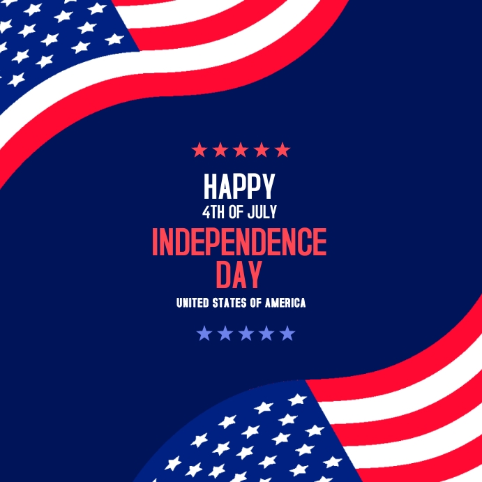 Plantilla de Happy Independence Day | PosterMyWall