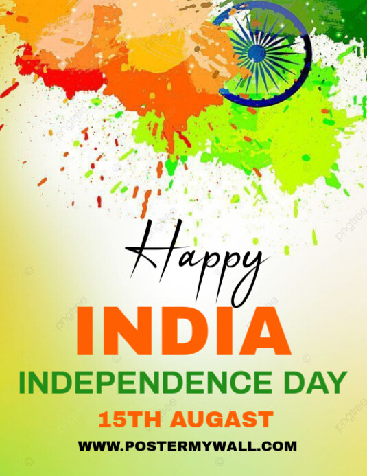 Happy Independence Day Flyer (us Letter) Template | PosterMyWall