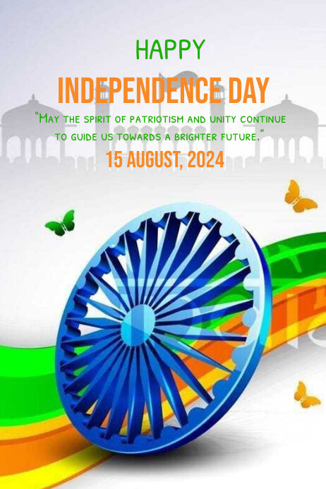 Happy independence day India poster template | PosterMyWall