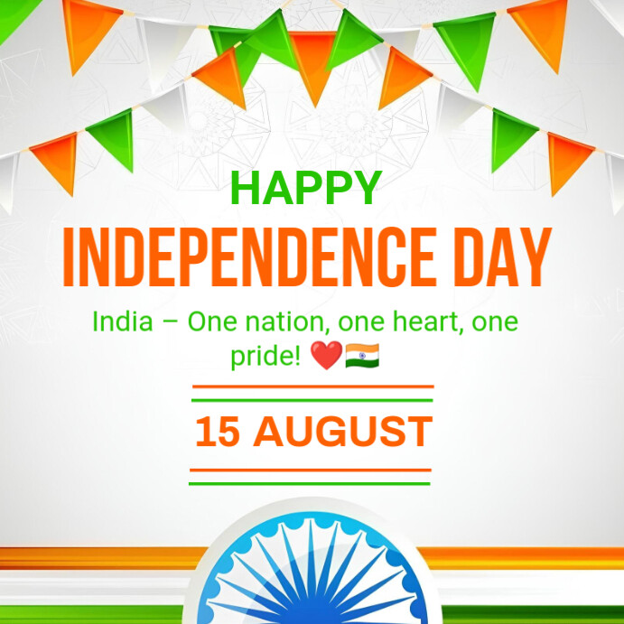 Happy Independence Day Instagram Post Template | PosterMyWall