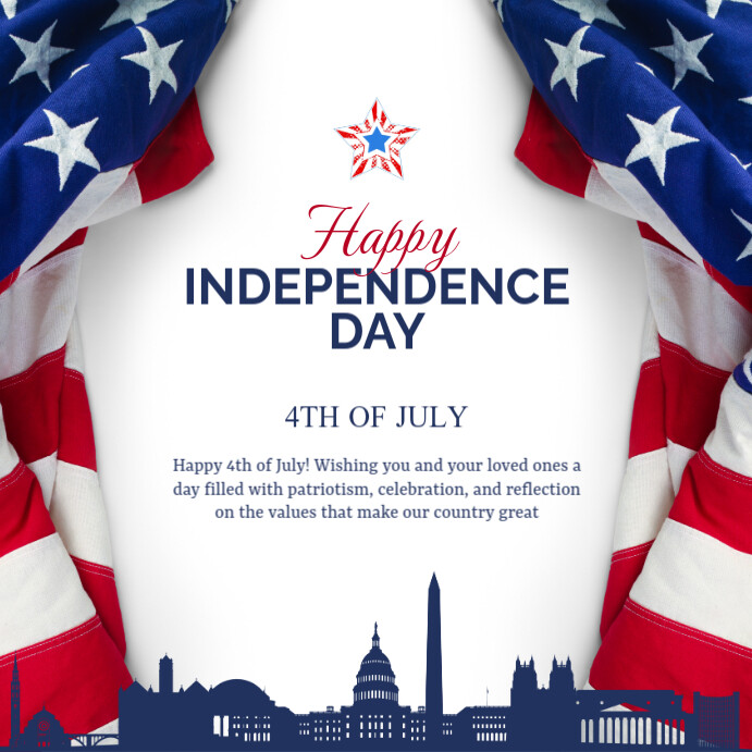 Happy Independence Day Instagram Post Template | PosterMyWall