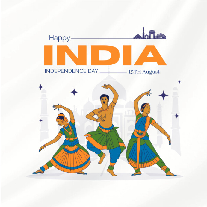 Happy independence day Instagram post Template | PosterMyWall