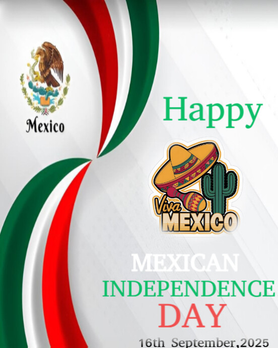 Happy independence day Mexican Template | PosterMyWall