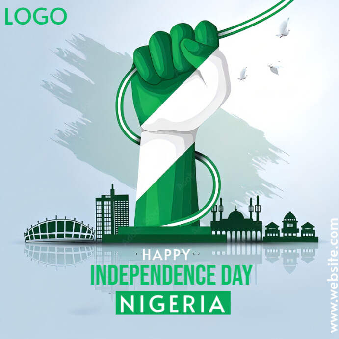 Happy independence Day Nigeria flyer Template | PosterMyWall