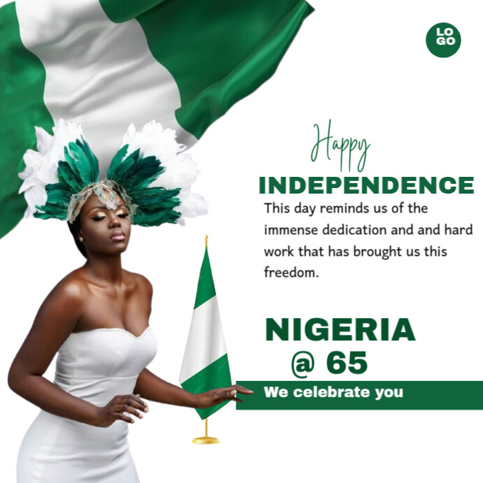 Happy Independence Day Nigeria Instagram Post Template | PosterMyWall