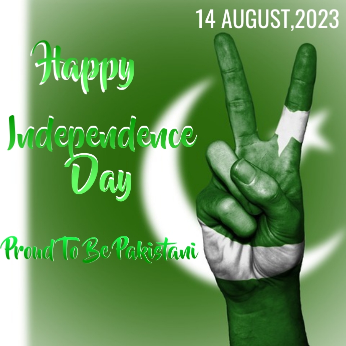 Copy of Happy Independence Day Pakistan Instagram Pos | PosterMyWall