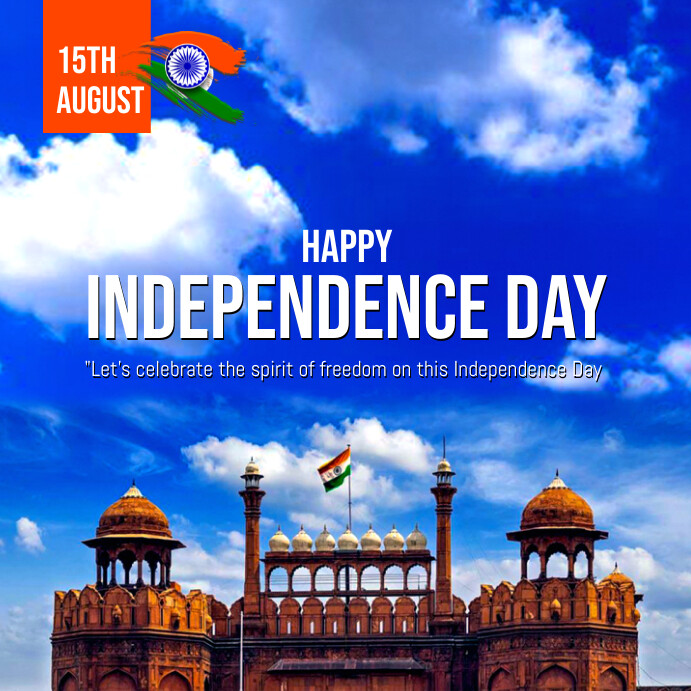 Happy Independence Day Social media Post Template | PosterMyWall