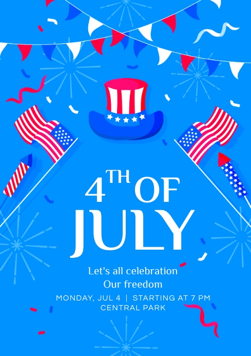 HAPPY INDEPENDENCE DAY TEMPLATE | PosterMyWall