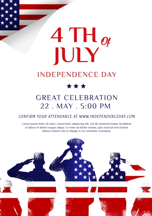 HAPPY INDEPENDENCE DAY TEMPLATE | PosterMyWall
