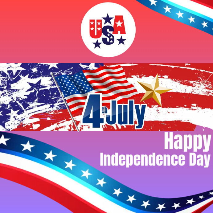 HAPPY INDEPENDENCE DAY UNITED STATES Template | PosterMyWall