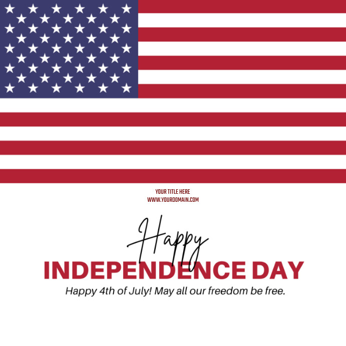 Happy Independence Day usa Templat | PosterMyWall