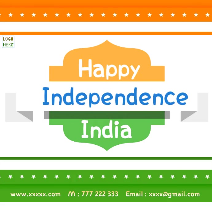 Copy of Happy Independence Day Wishes Wallpaper | PosterMyWall