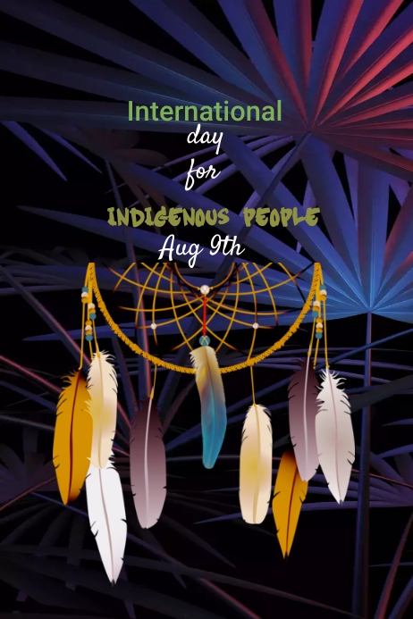 Happy indigenous people Template | PosterMyWall