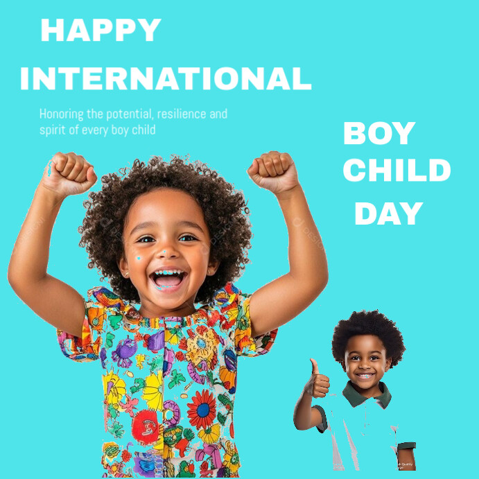 Happy international boy child day Template | PosterMyWall