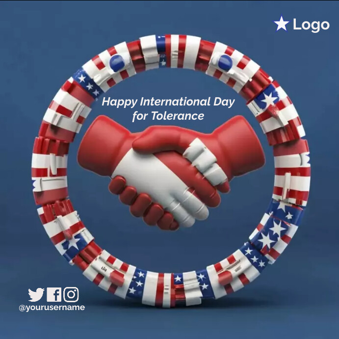 Plantilla de Happy International Day for Tolerance | PosterMyWall