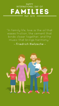 happy international day of families Template | PosterMyWall