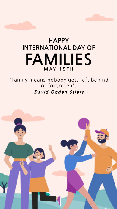 happy international day of families Template | PosterMyWall