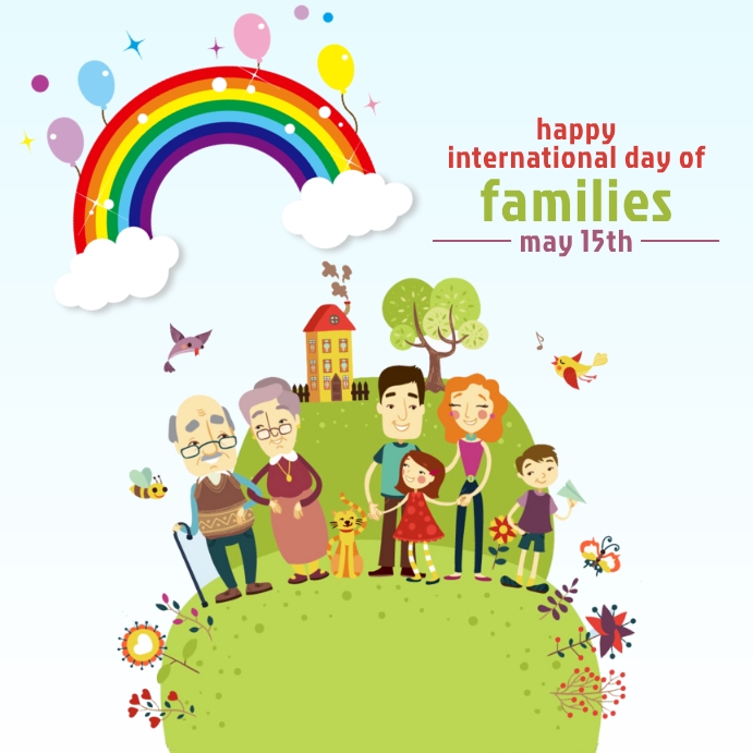 happy international day of families Template | PosterMyWall
