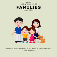 international day of families Template | PosterMyWall