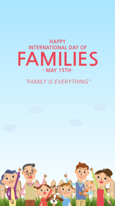 Copy of happy international day of families | PosterMyWall