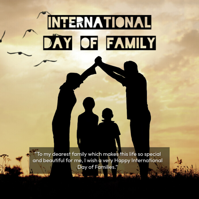 Plantilla de Happy International Day of Family | PosterMyWall