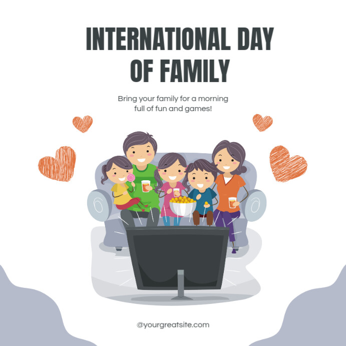 Happy International Day of Family Template | PosterMyWall