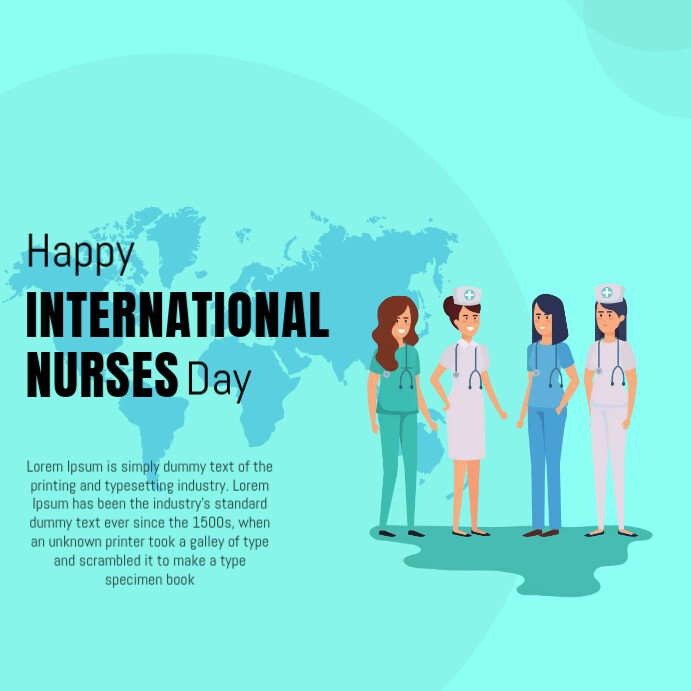 Happy International Nurses Day Template | PosterMyWall