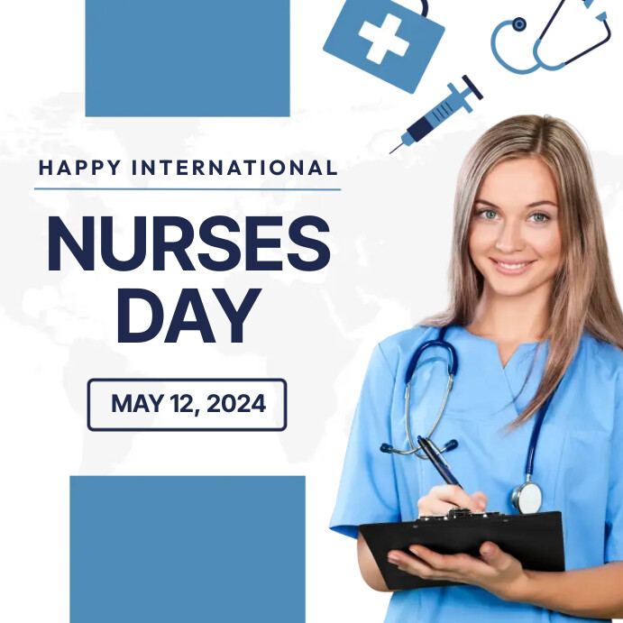 Happy International Nurses Day Template | PosterMyWall
