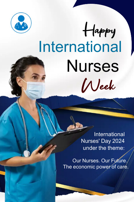 Happy International Nurses Week Banner Template | PosterMyWall