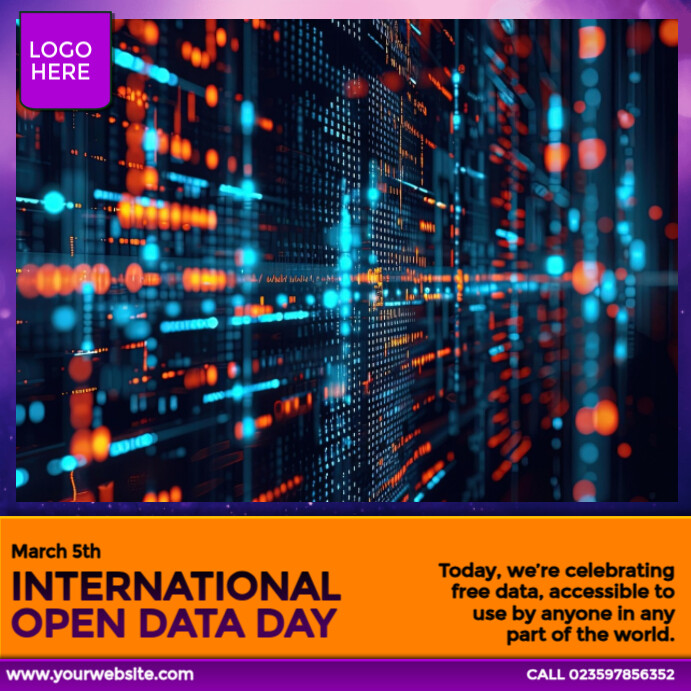 Copy of Happy International Open Data Day | PosterMyWall