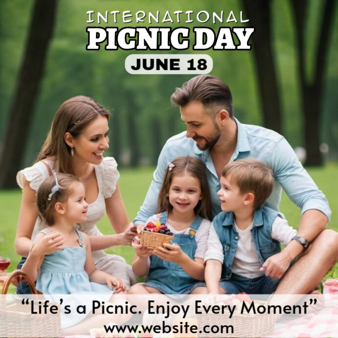 Happy International Picnic Day Instagram Post Template | PosterMyWall