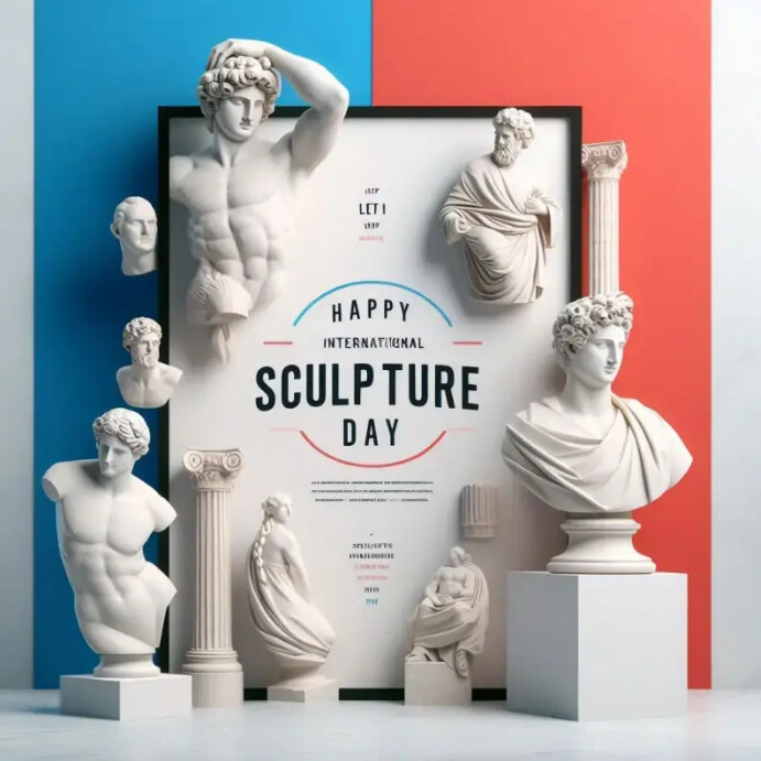 Copy of Happy international sculpture day | PosterMyWall