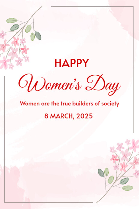 Happy International women's Day 2025 Template | PosterMyWall