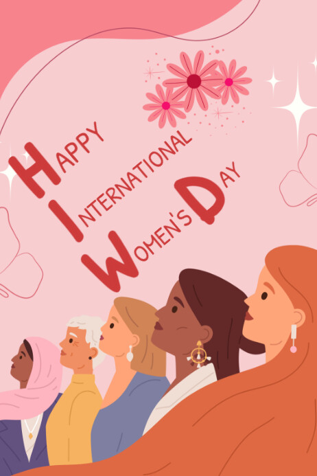 Happy International women's Day 2025 Template | PosterMyWall
